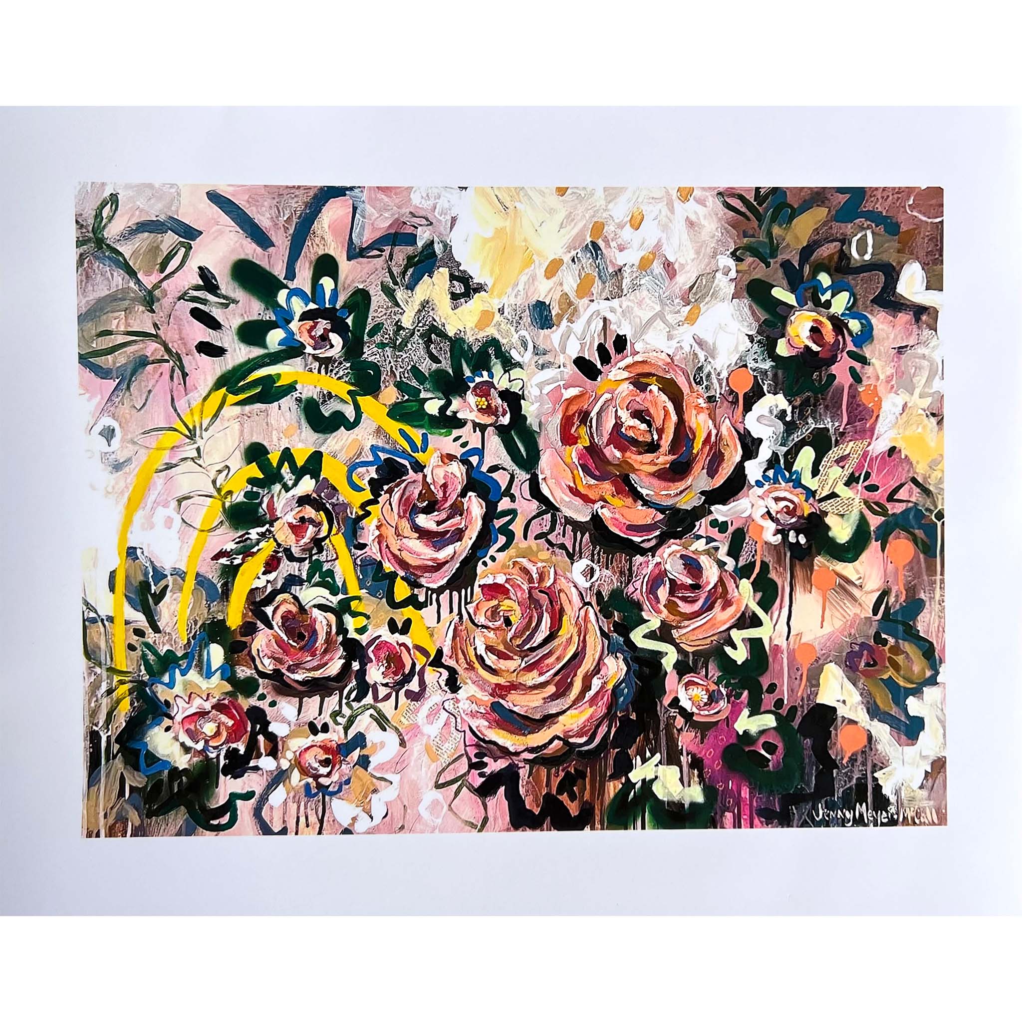 Peach Blooms, print – Jenny Meyer-McCall Art