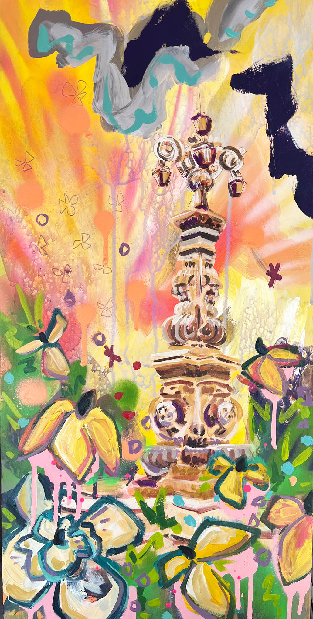 Bloomin' on the Plaza – Jenny Meyer-McCall Art