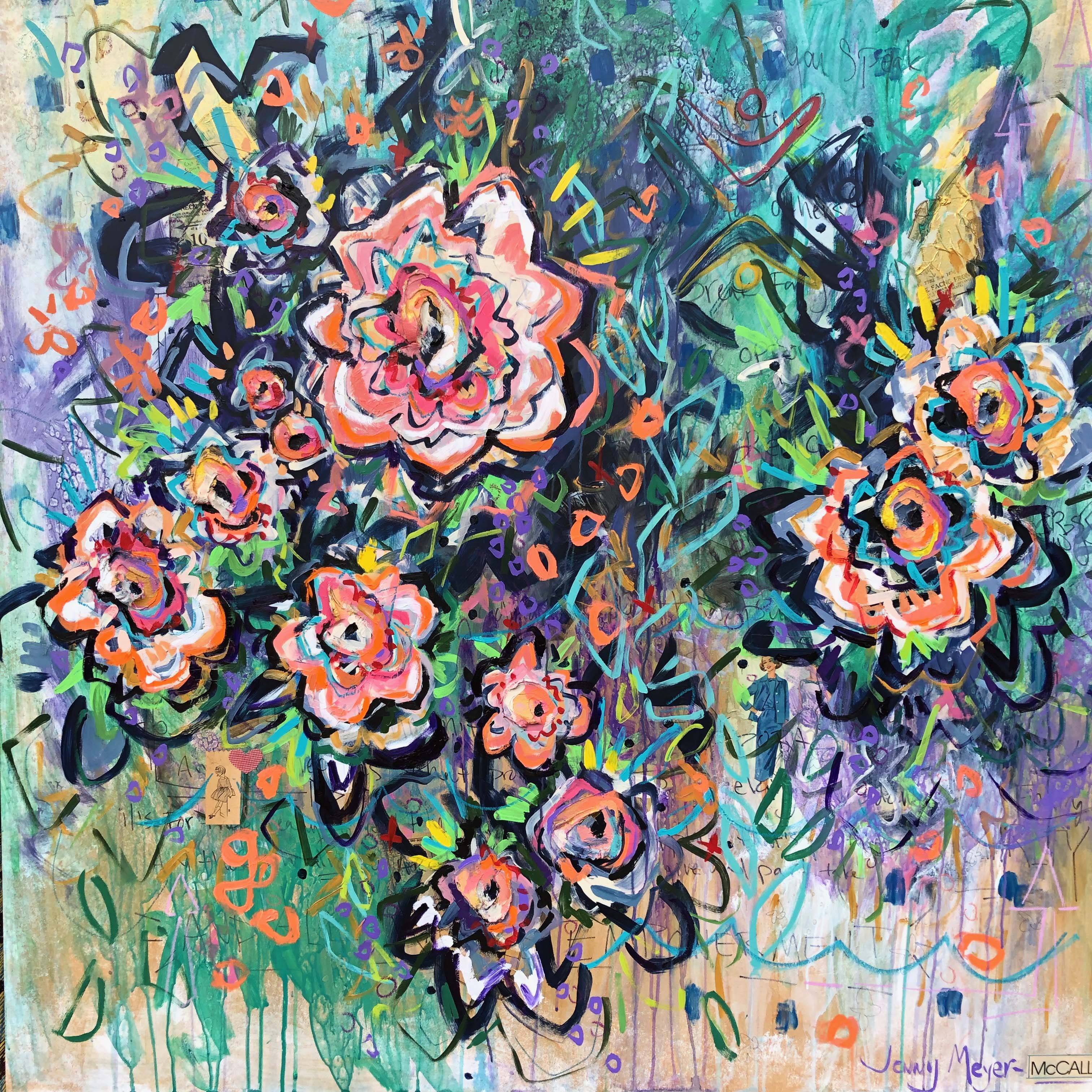 Centrally Bloomed – Jenny Meyer-McCall Art